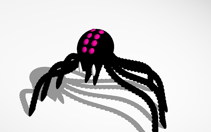 3D design Mutant Spider - Tinkercad