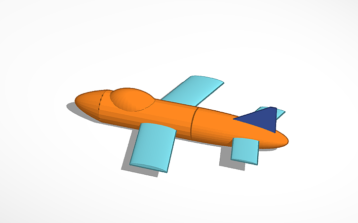 3D design Air-Plane - Tinkercad