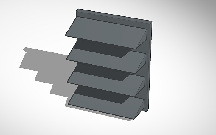 3D design Daddy's Shoe Rack - Tinkercad