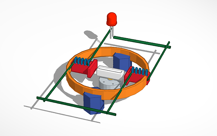 3D design Low Current 1 Phase AC Generator | Tinkercad