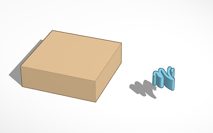 3D design Tic Tac Toe - Tinkercad