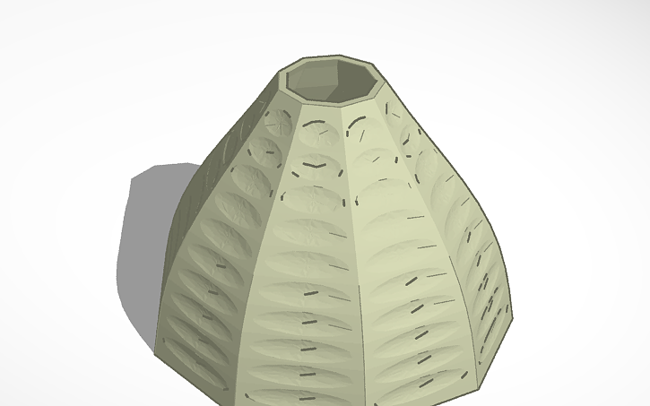 3D design lamp shade - Tinkercad