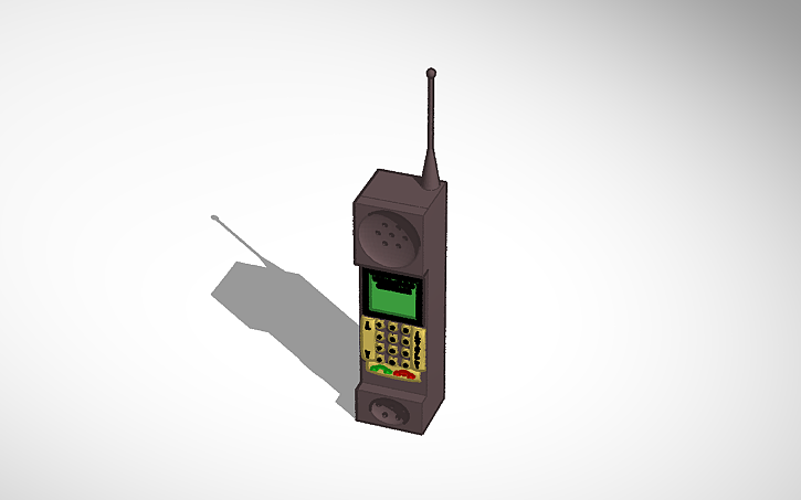 3D design Old Phone - Tinkercad