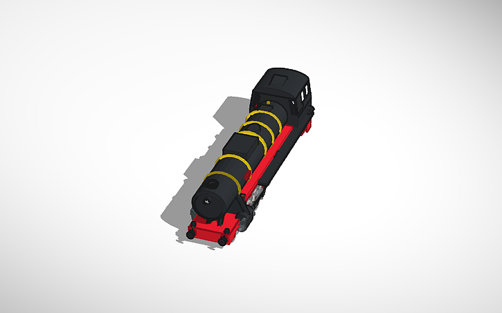 3D design CFR Steam Locomotive 1.5 - Tinkercad