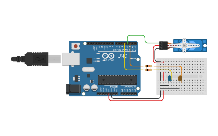 Circuit design Função map e Monitor Serial - base | Tinkercad