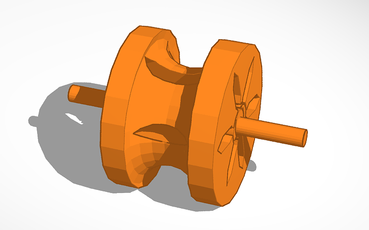 3D design ilkel teker - Tinkercad