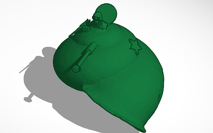 3D design Tank shell - Tinkercad