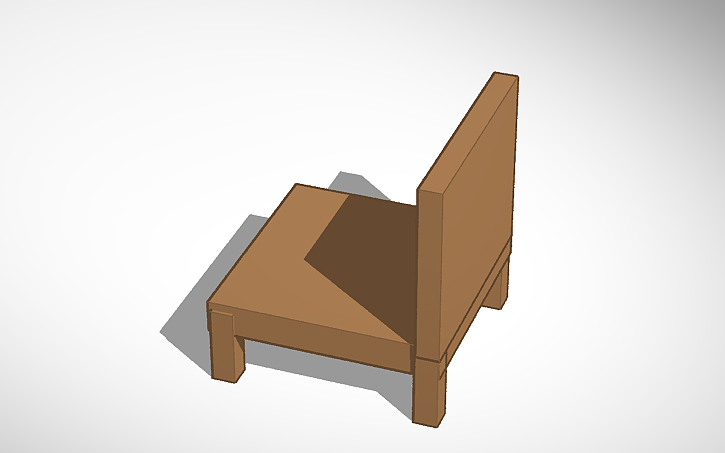 3D design A CHAIR | Tinkercad