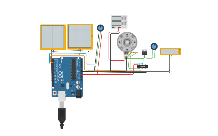 Circuit design Copy of DC MOTOR PID CONTROL - Tinkercad Circuit design Copy of DC MOTOR PID CONTROL - Tinkercad