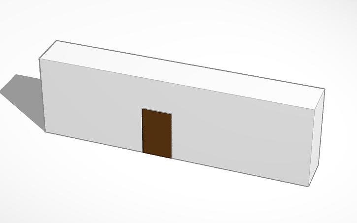 3D design Door - Tinkercad