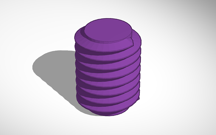 3D design Copy of ISO metric screw threads - Tinkercad