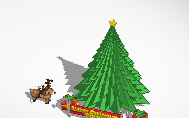 3D design Christmas Decoration - Tinkercad