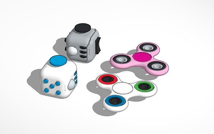 3D design Fidget Toys - Tinkercad