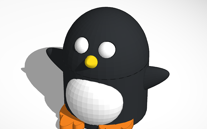 3D design Penguin - Tinkercad