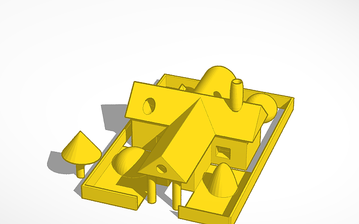 3D design HARITEJA_GEOMETRIC SHAPES | Tinkercad