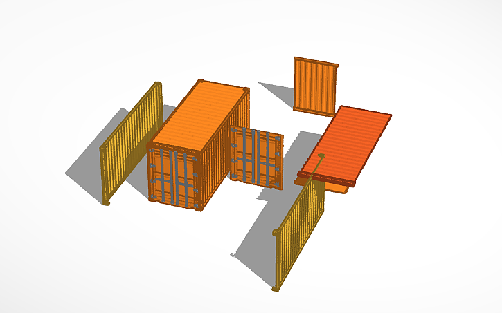 3d Design Copy Of Shipping Container Tinkercad