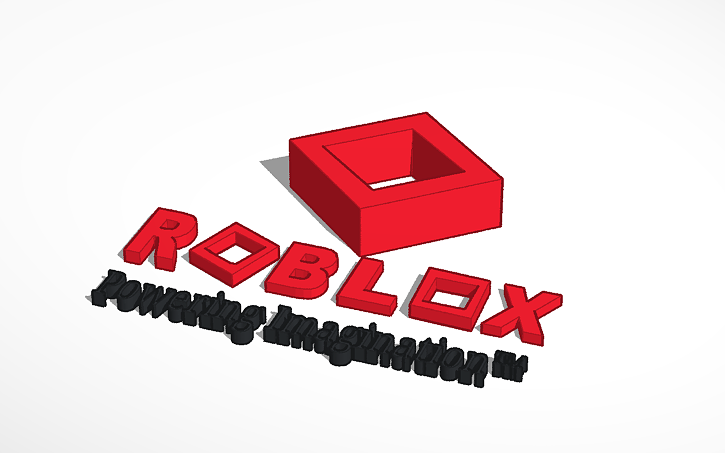 3D design Roblox symbol - Tinkercad