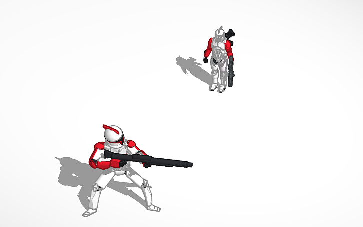 3D Design Clone Trooper Phase I From Episode II Tinkercad