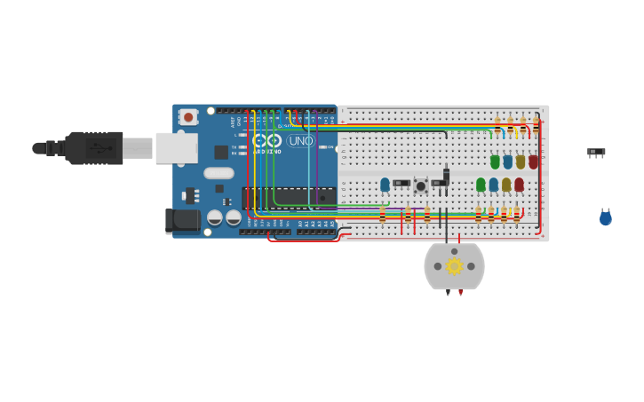 Circuit Design Smart Home Bluetooth Tinkercad