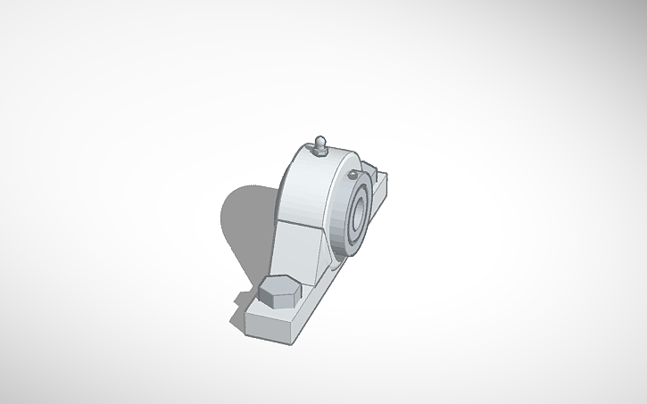 3D design Pillow Bearing Block - Tinkercad