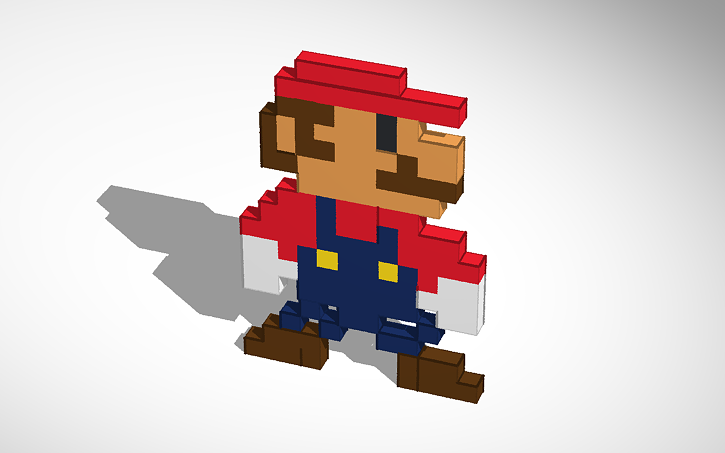 3D design Mario - Tinkercad