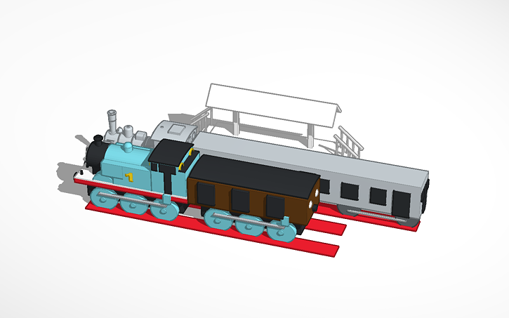 3D design Train station | Tinkercad