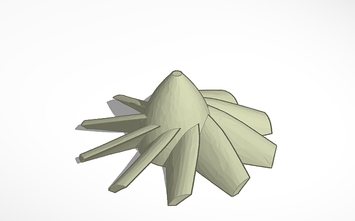 3D design EDF Propellor Fan - Tinkercad