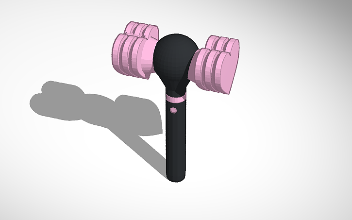 3D design Blackpink Light Stick - Tinkercad