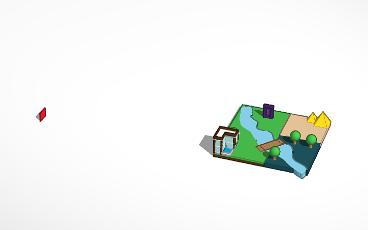 3D design minecraft world - Tinkercad