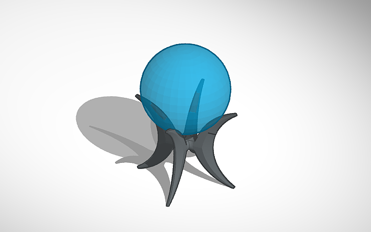 3D design Crystal Stand - Tinkercad