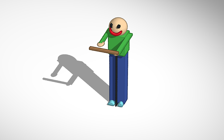 3D design katil öğretmen baldi - Tinkercad