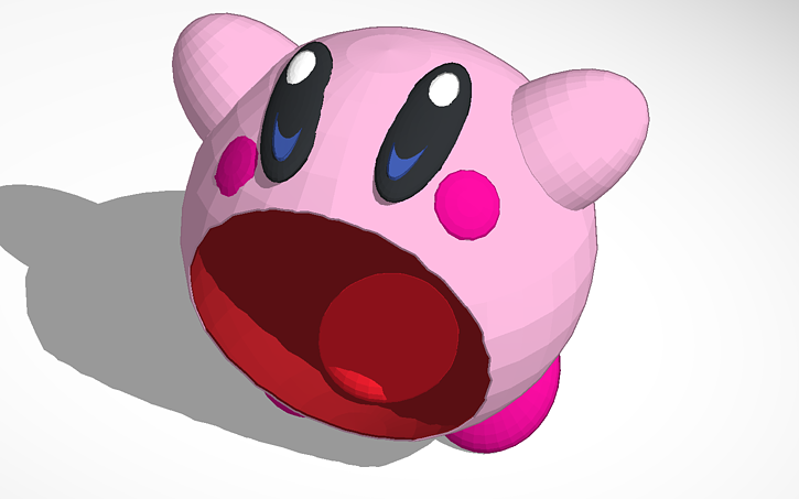 3D design Kirby - Tinkercad