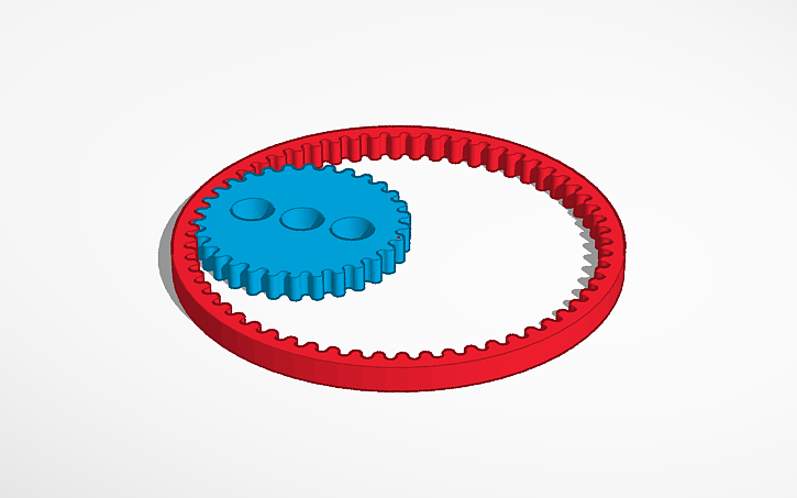 3D design Simple spirograph - Tinkercad