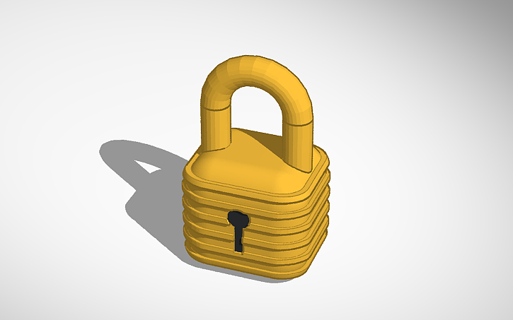 3D design Lock contest - Tinkercad