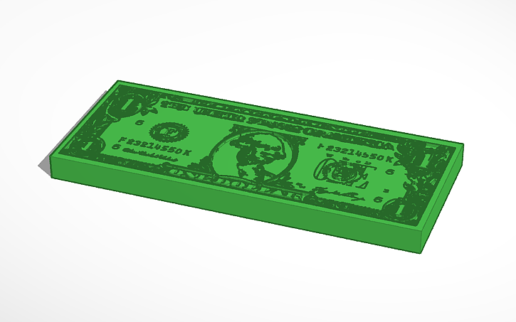 3D design Stack of Money - Tinkercad