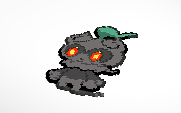 3D design MARSHADOW - Pixel Art - Tinkercad