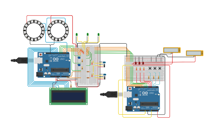 Circuit design Circuito cafetera two: error - Tinkercad