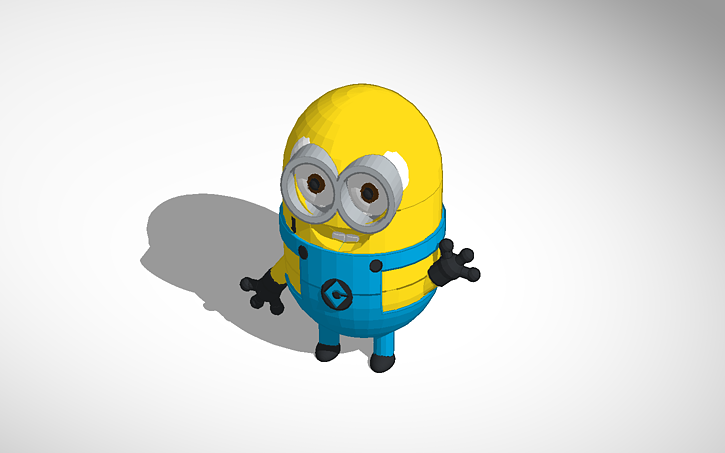 3D design minion - Tinkercad