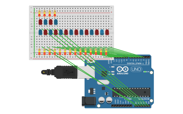 Circuit Design Arduino Uno Tinkercad