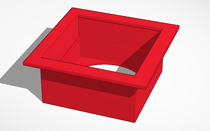 3D design Filter pack 5x5 120x120 - Tinkercad