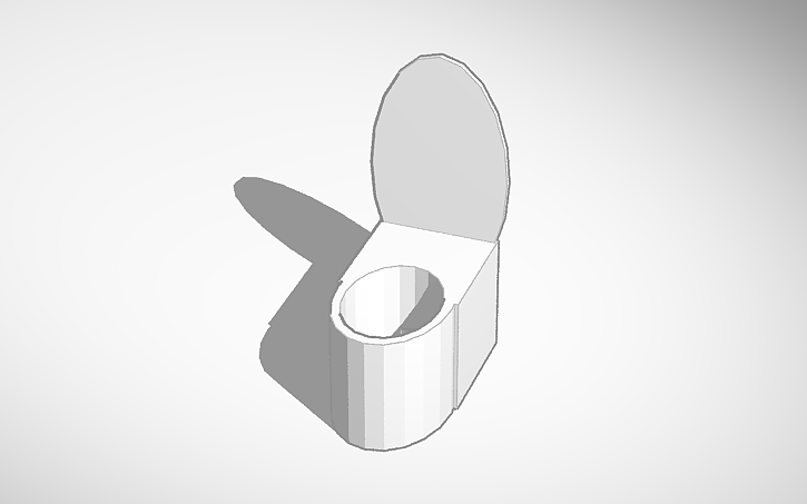 3D design DRAFT RESTROOM - Tinkercad