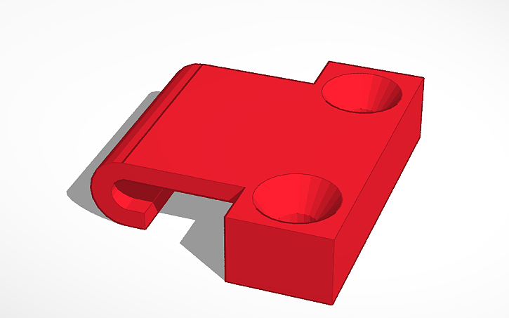 3D design Windows Lock Bar Holder | Tinkercad