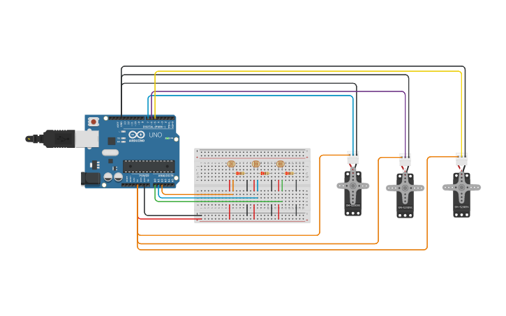 Circuit design Mighty Amberis | Tinkercad