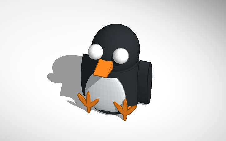 3D design Penguin - Tinkercad