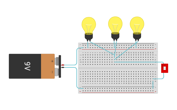 Circuit Design Parallel Tinkercad