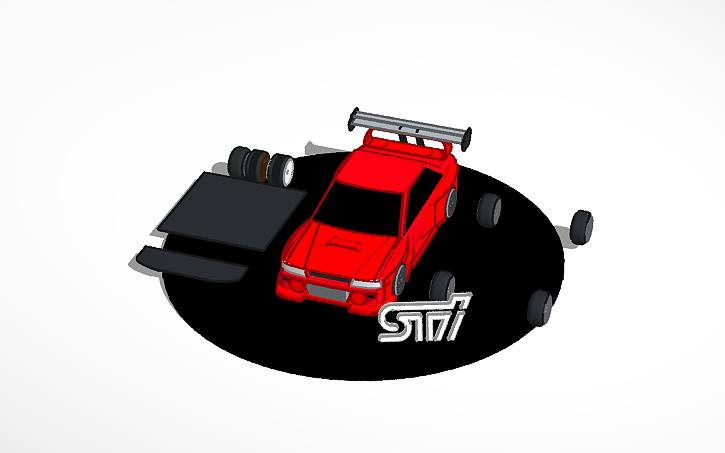 3D design Subaru Impreza WRX STI 22B - Tinkercad