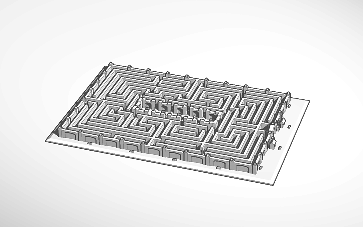 3D design The Shining Maze - Tinkercad