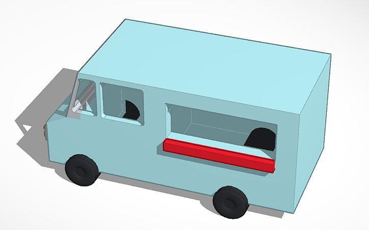 3D design Food Truck - Tinkercad
