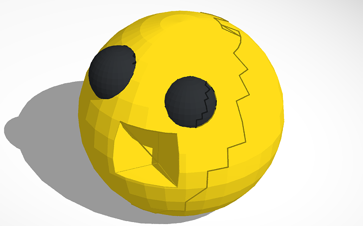 3D design pac man | Tinkercad
