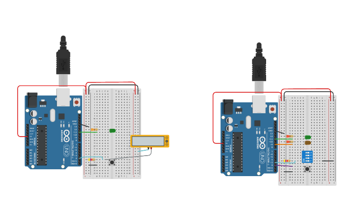 Circuit design digitalRead (INPUT) - Tinkercad